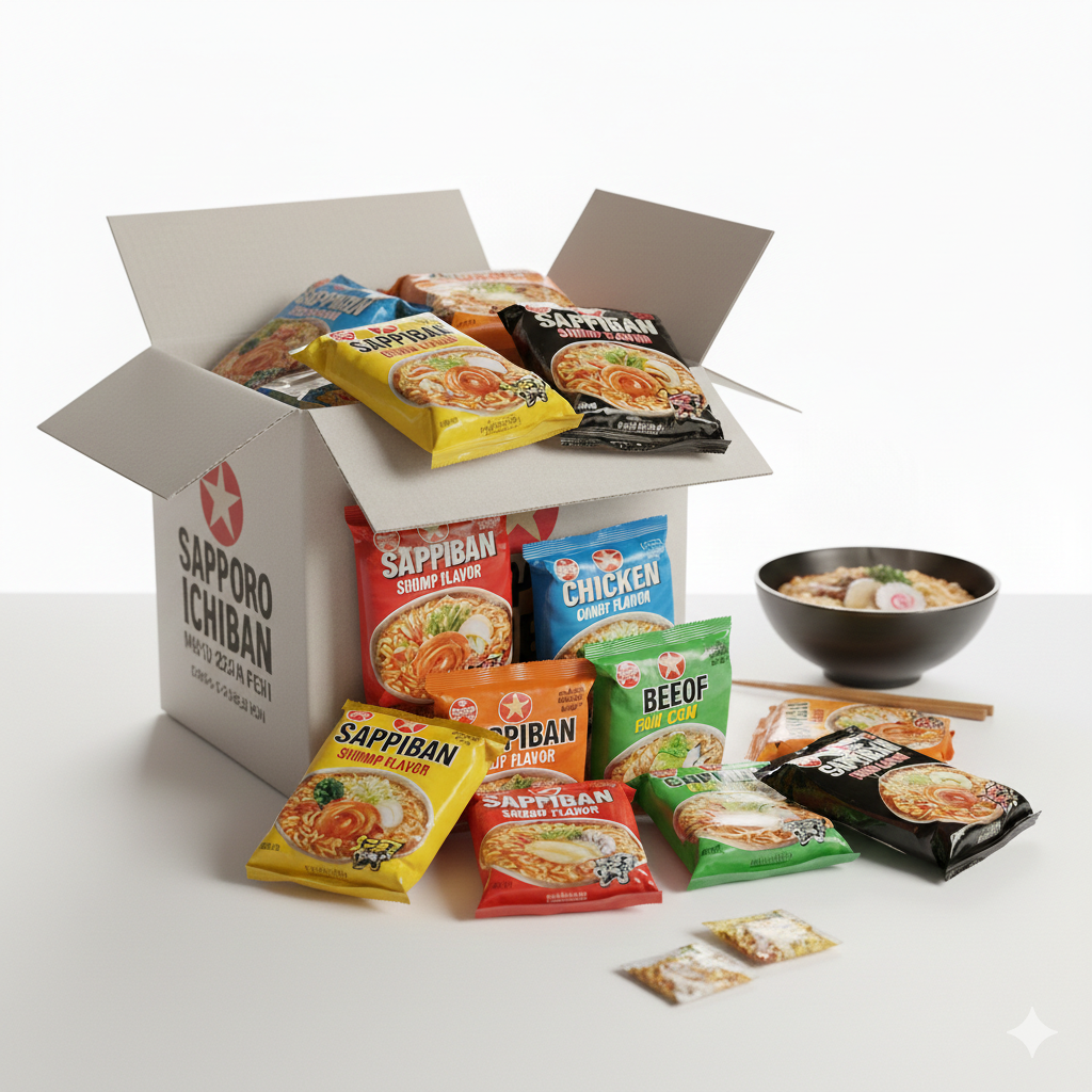 Ramen Mystery Boxes | 16 Pack Variety Samplers | 8 Flavors - Project Ramen