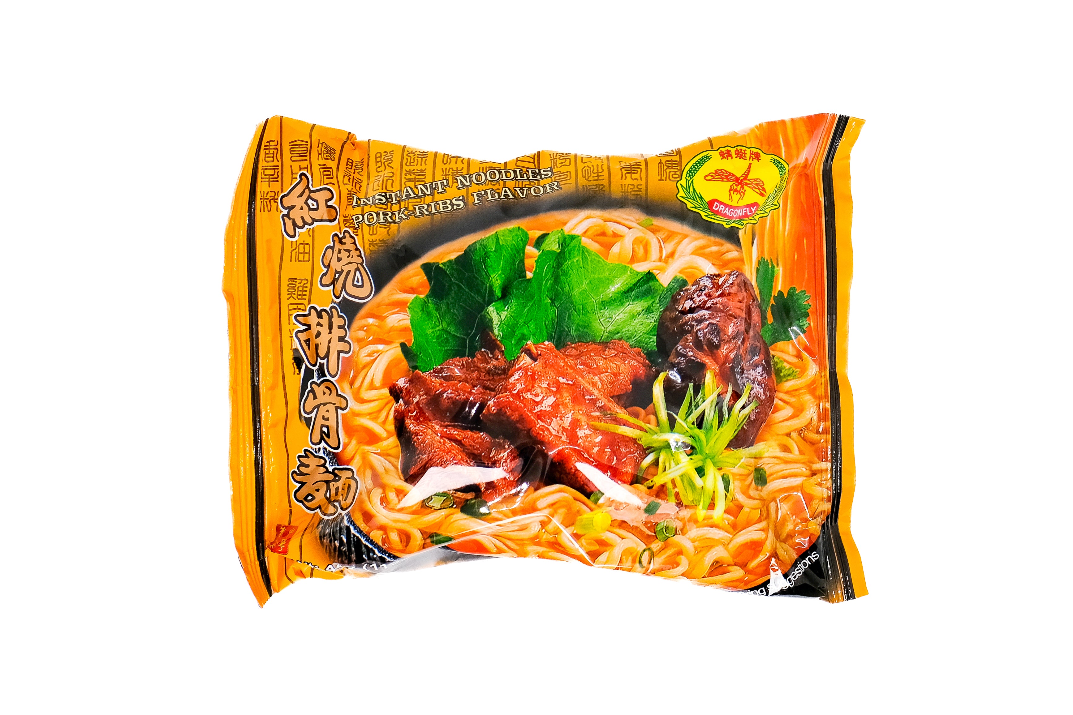 Dragonfly Pork Rib Instant Ramen Noodle Soup Chinese Instant Ramen (15 ...